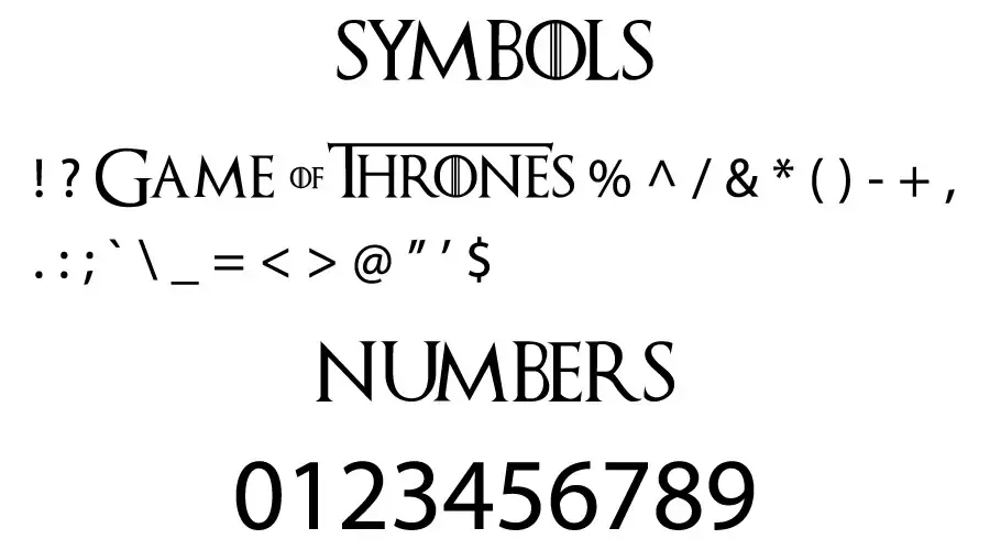 Game of Thrones Font » Fonts Max
